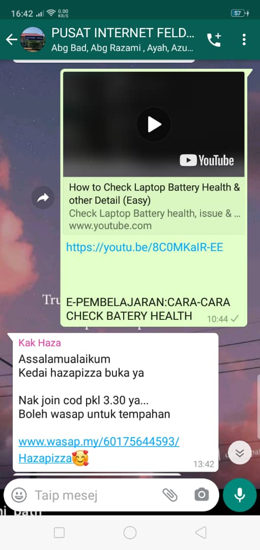 Gambar Kelas Bulan Mei : Tutorial Melihat Bateri Health Komputer – NADI ...